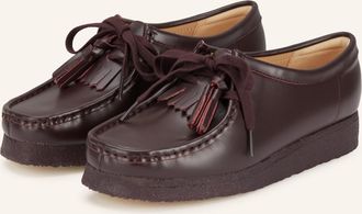 Clarks Schn&uuml;rer Wallabee braun