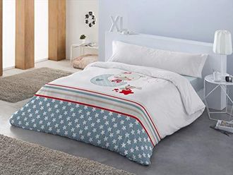 Tejidos JVR Moon Bettbezug, Baumwolle, einfarbig, CAMA 105 cm