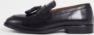 schuh Raheem - Loafer aus schwarzem Leder