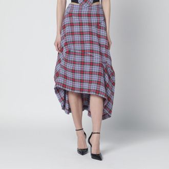 Vivienne Westwood Aeroplane tartan skirt