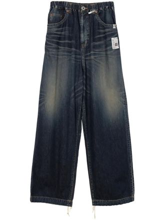 Miharayasuhiro jean à coupe ample - Bleu
