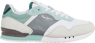 Pepe Jeans London London Glam W, Baskets Femme, Blanc (Blanc), 3