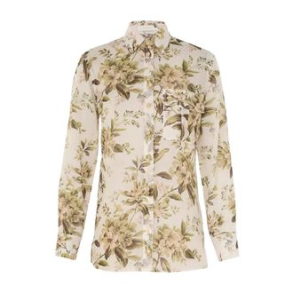 Zimmermann Femme, Blouses et Chemises, Beige, Taille: 38 FR Chemise &agrave; Imprim&eacute; Floral