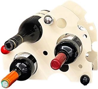 Generic Weinregal In Käseform, Weinhalter für Die Arbeitsplatte, Einfacher Aufbau, Originell und Kreativ, Ideal für Wohnzimmer, Küche, Esszimmer und Bar
