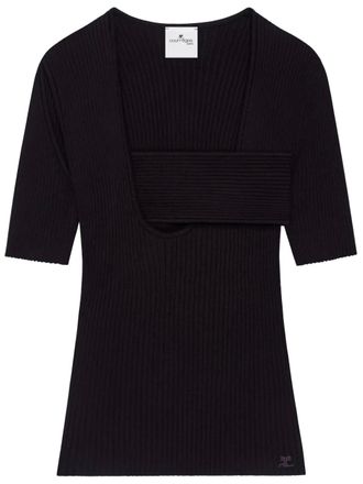 Courrèges pull Infinity - Noir