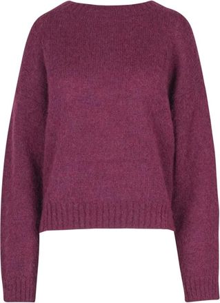 Niù Niu, Femme, Pulls, Rouge, Taille: 42 FR Maille ras du cou