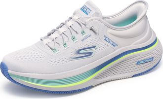 Skechers Go Run Elevate 2.0 Banyan Hands Free Sneaker-Schlupfschuhe f&uuml;r Damen, Grau/Blau, 38.5 EU