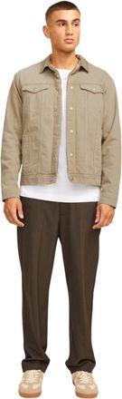 Jack & Jones Jack And Jones - Jeansjacke f&uuml;r Herren, Teddy (Khaki)