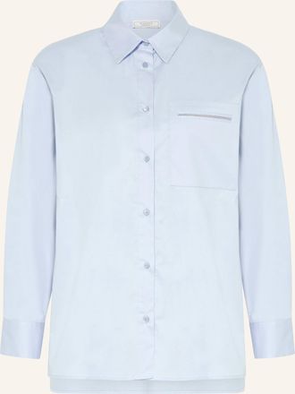 PESERICO Peserico Hemdbluse Mit Schmucksteinen blau