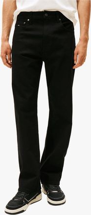 Tommy Hilfiger Jean droit en coton m&eacute;lang&eacute;