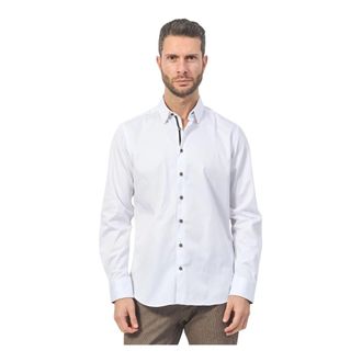 Bugatti Homme, Chemises, Blanc, Taille: 2XL Chemise blanche classique