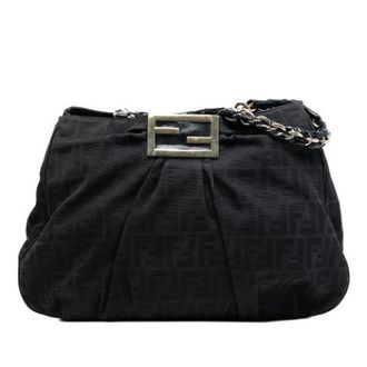 Fendi Sac bandouli&egrave;re en toile Pre-owned - Femme - Pre-owned - Noir - Taille: ONE Size