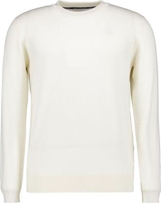 Karl Lagerfeld Herren Pullover beige Merinowolle unifarben