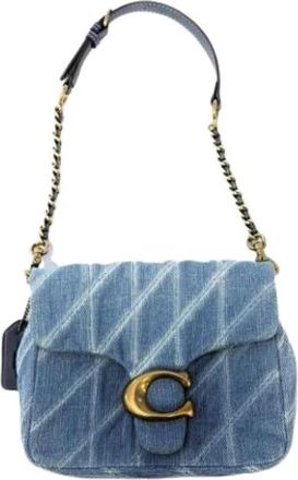Coach Pre-owned Sac bandouli&egrave;re en jean - Femme - Pre-owned - Bleu - Taille: ONE Size