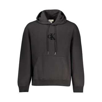 Calvin Klein Schwarzes Baumwoll-Herren-Hoodie
