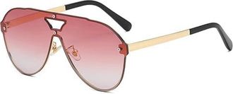 Generic Lunettes De Soleil Tendance &Agrave; Monture Large For Hommes Et Femmes, Protection UV400, Id&eacute;ales For Les D&eacute;placements Quotidiens, Les Vacances Et Les Photo