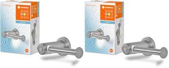 Ledvance BATHROOM Toilettenpapierhalter mit Nachtlicht, 0,18W, 10lm, warmwei&szlig;es Licht mit 3000K, Batterie inklusive, Tageslicht- & Bewegungssensor, lange Leben