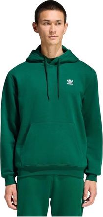 adidas Homme, Sweatshirts et sweats &agrave; capuche, Vert, Taille: L Trefoil Essentials Loose Sweat &agrave; capuche