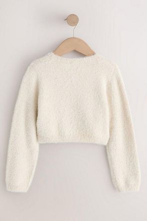 Next Strickjacke Flauschiger Bolero f&uuml;r besondere Anl&auml;sse (1-tlg)