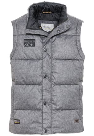 Camel Active Herren 460340/8O28 Vest, Stone Gray, 48