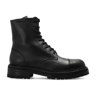 AllSaints Homme, Chaussures, Noir, Taille: 45 EU Bottes Chelsea Hank en Cuir