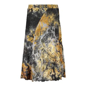 Desigual Dublin Midi Skirt - Femme - Jupes - Multicolore - Taille: 44 FR