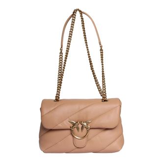 Pinko Pinko, Femme, Sacs, Rose, Taille: ONE Size Classic Love Bag Puff Maxi Quilt