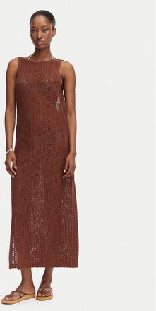 Roxy Strandkleid Playa Mood ERJX603495 Dunkelbraun Regular Fit