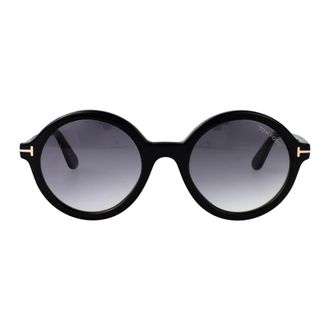Tom Ford Femme, Accessoires, Noir, Taille: 52 MM Lunettes de soleil chic pour femmes