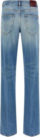 Gucci Stone-Washed Denim Jeans - Blue