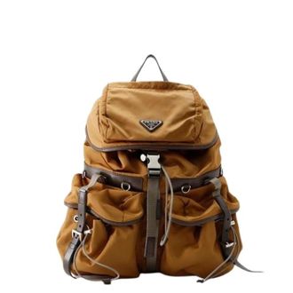 Prada Pre-owned Vintage Backpack - - Pre-owned - Damen - Braun - ONE SIZE
