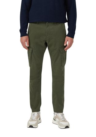 s.Oliver Phoenix: Cargopants aus Baumwollmix mit Struktur und Label-Details