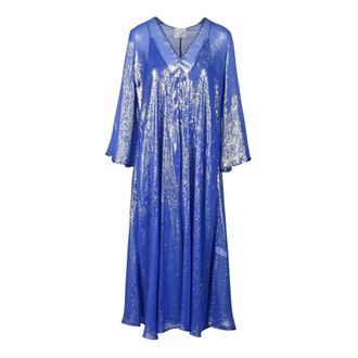 Forte_Forte Seiden-Polyester-Kleid - - Dresses - Damen - Blau - XS