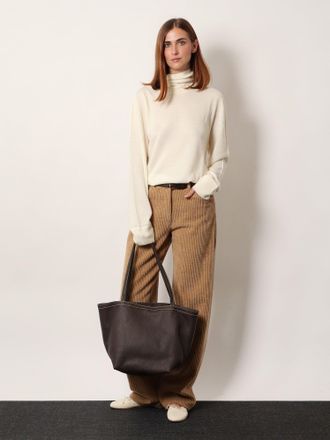 The Row Park Tote Three Stitch leather shoulder bag - THE ROW - gender_Woman