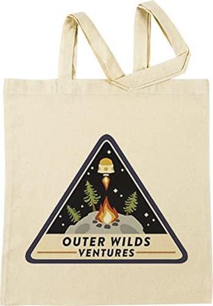 Vendax Outer Wilds Ventures Beige Sac &agrave; Provisions R&eacute;utilisable