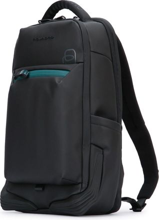 Piquadro Padded Nylon Backpack - Black