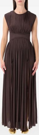Zimmermann Hypnotic Column pleated dress - Braun