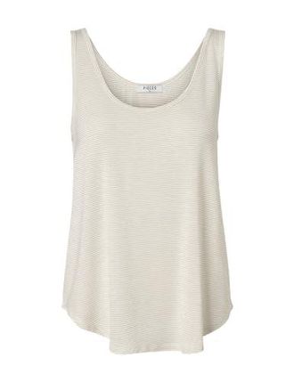 Pieces Femme Pcbillo Tank Top Lurex Noos BC D&eacute;bardeur, Blanc Brillant - D&eacute;tails : Lurex Dor&eacute;, XL EU