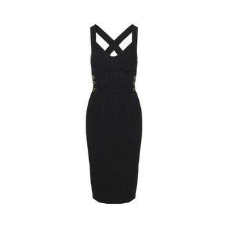 Elisabetta Franchi Shaping Midikleid - - Dresses - Damen - Schwarzk - L