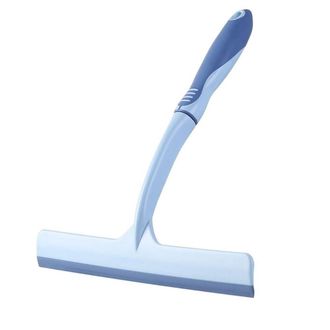 Generic Glasschaber for Zuhause, Autoglasreiniger, Fensterreinigung, Bodenfliesen, Wandwaschbürste, Wischer for Badezimmer, Küche, Automöbel(Blue)