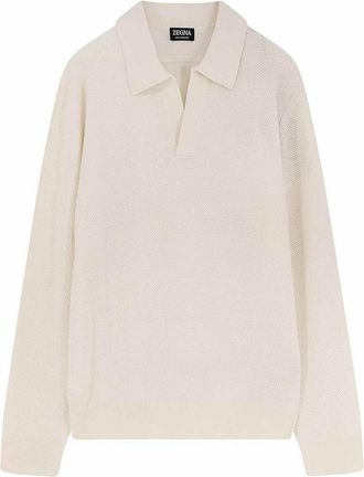 Ermenegildo Zegna Poloshirt - Weiß