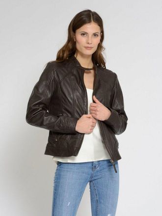 Mustang Jeans Lederjacke Blanca