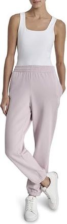 DKNY Rhinestone Logo High Waist Jogger Pantalon de survêtement, Allure, S Femmes