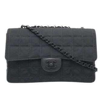 Chanel Sac bandouli&egrave;re Pre-owned New Travel Line - Femme - Pre-owned - Noir - Taille: ONE Size