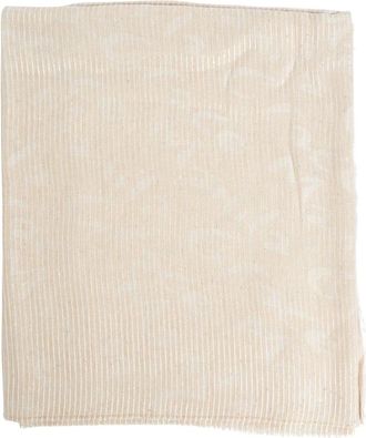 Manila Grace Femme, Accessoires, Beige, Taille: ONE Size Foulard avec Mini Franges