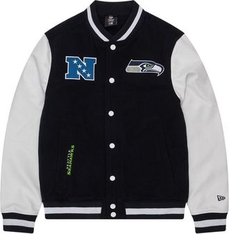 New Era Seattle Seahawks NFL 2023 Sideline Navy White Jacke - XXL