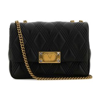 Valentino Garavani Femme, Sacs, Noir, Taille: ONE Size Quiltie 67 Sac bandouli&egrave;re moyen