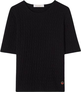 Busnel Femme, Pulls, Noir, Taille: 44 FR Leona Top