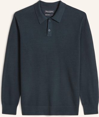 Marc O'Polo Marc Opolo Strick-Poloshirt blau