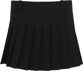 Worst Behavior Wrstbhvr, Femme, Jupes, Noir, Taille: 40 FR Nuria Pleated Mini Skirt